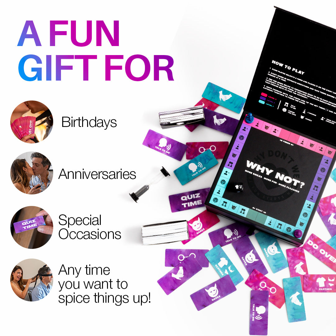 Why Not? Fun and Romantic Board Game for Couples